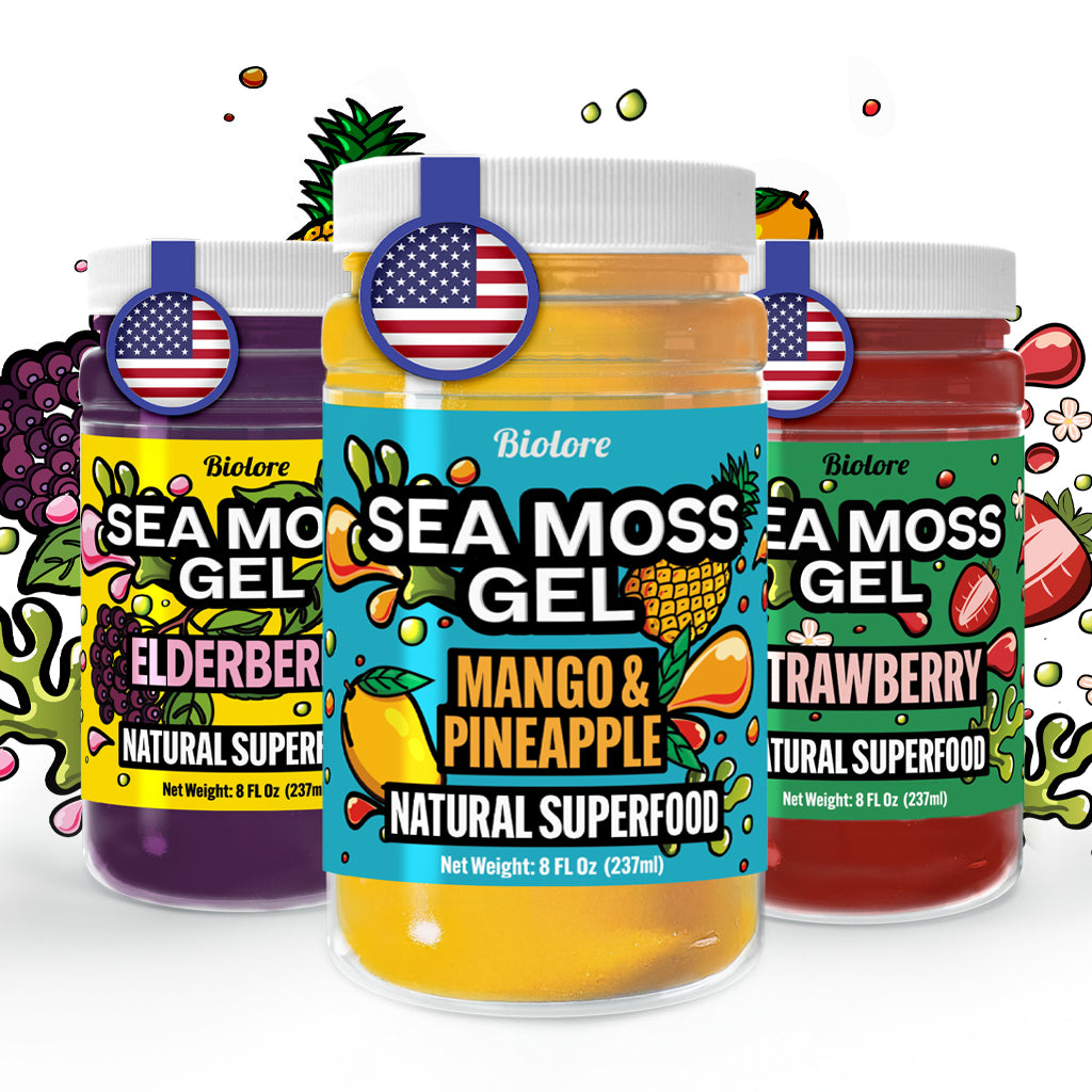 Sea Moss Gel Trial Testing Size (Pack of 3) Mix Flavours Mango ...